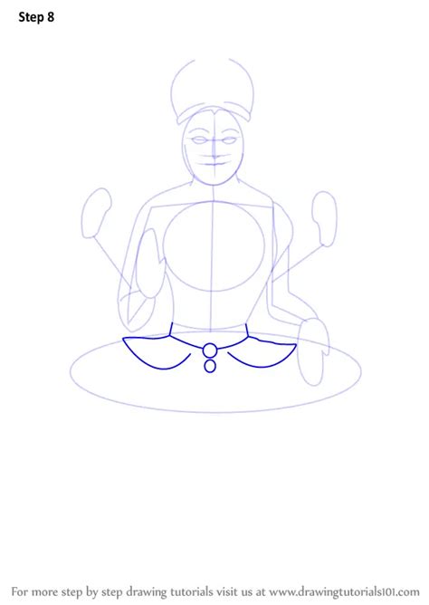 How To Draw Lakshmi Mata Hinduism Step By Step DrawingTutorials