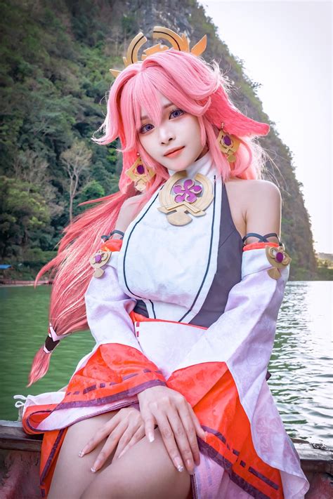 Yae Miko Cosplay Miho 🦊 Rgenshinimpact