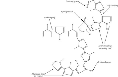 Diagram Showing Various Defects In The Structure Of Polypyrrole