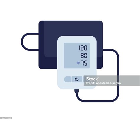 혈압 인포 그래픽 벡터 플랫 현대 그림입니다 흰색 배경에 격리된 압력 모니터 도구 의료 심장학을위한 디자인 혈압계에 대한 스톡 벡터 아트 및 기타 이미지 Istock