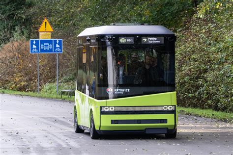Kampus Politechniki Śląskiej Pierwszy polski autonomiczny minibus już