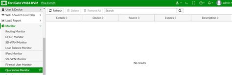 Technical Tip Quarantine Ip Address Lost After Re Fortinet Community