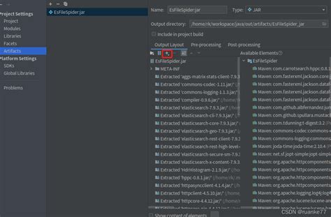 idea编译生成可运行jar包 和 运行jar包报java lang noclassdeffounderror错误 idea编译jar包 csdn博客