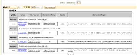 Sped Ecd Registro Duplicado Em Relação à Chave Codagl Central De