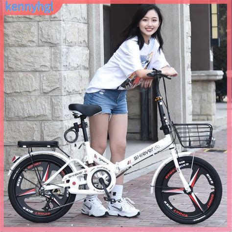 ⭐自行車 腳踏車 兒童自行車 小孩腳踏車 折疊自行車 公路車 迷你折疊自行車超輕便攜2022寸減震變速男女式學生車 蝦皮購物