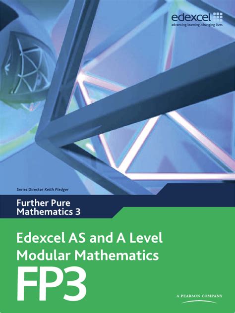 edexcel as and a level modular mathematics further pure mathematics 3