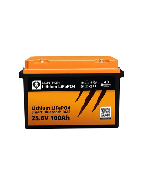 Liontron LiFeP04 Smart BMS ličio baterija 25 6 V 100 Ah INTERNETU