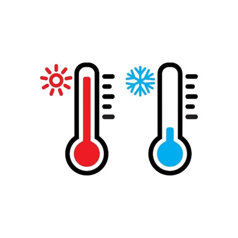 Premium Vector Thermometer Icon Vector Simple Design