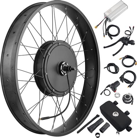 Aw Electric Bike Conversion Kit 48v 1000w 2026″ Front Wheel E Bike