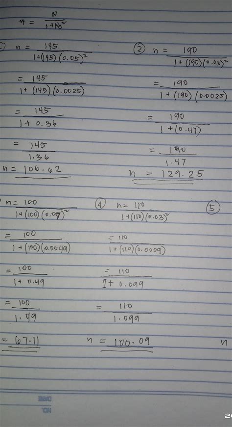 SLOVIN S FORMULA Tnx Sa Makakasagot Ng Tama Brainly Ph