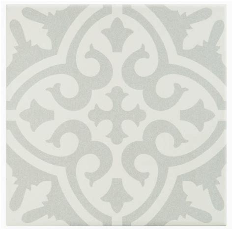 Victorian Soft Grey Pattern Tile Luxury Tiles Uk