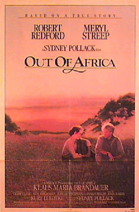 Out Of Africa 1986 Us One Sheet Poster Posteritati Movie Poster Gallery