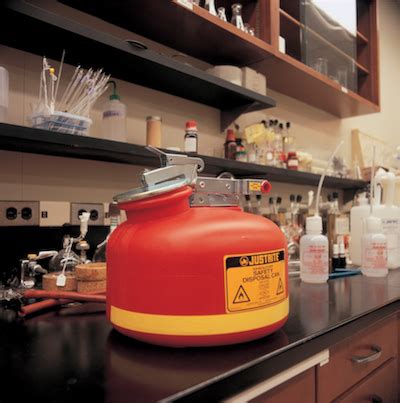 Laboratory Safety 101 Choosing The Right Chemical Storage Container Justrite
