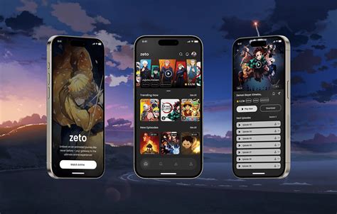 Zeto Anime Watch App Ui Design Behance