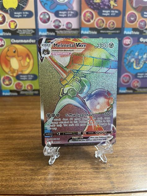 Melmetal VMAX 080 078 Pokemon Go Pokemon TCG Rainbow Rare Values MAVIN