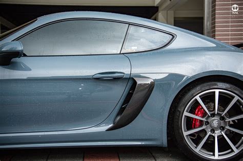 Twl台灣碳纖 全新 Porsche 保時捷 718 Cayman Boxster 高品質 頂級 碳纖維 卡夢 側蓋 蝦皮購物