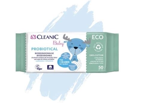 Cleanic, Baby Eco Probiotical Wet Wipes (Nawilżane chusteczki dla ...