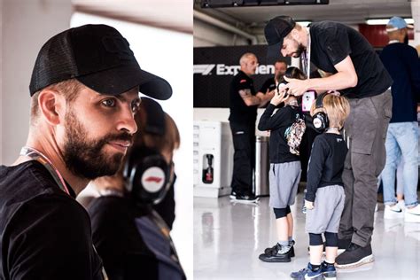 Reviven el encuentro entre Gerard Piqué y Lewis Hamilton tras las