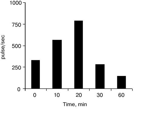 Dependence Of The Enzyme Activity On The Time Of Preincubation With