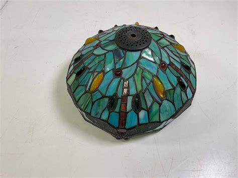 Lot 408 A Tiffany Style Glass Lamp Shade