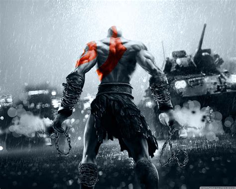 God Of War Kratos Face Wallpaper