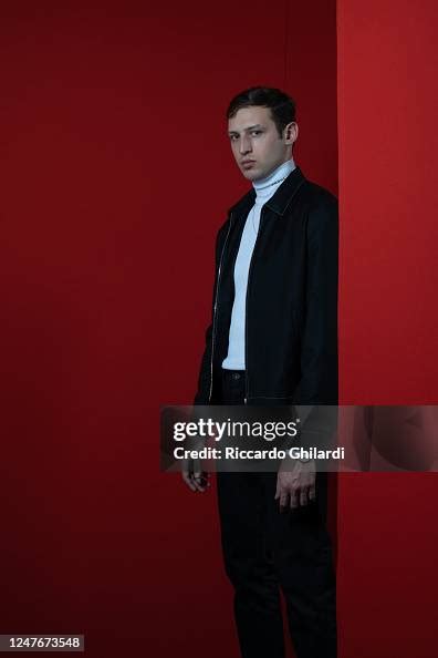 Actor Tom Mercier Poses For A Portrait Shoot On February 17 2023 In