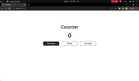 Dinesh Ram On Linkedin Javascript Counter Webdevelopment Codingjourney Passionproject