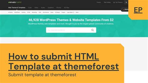 How To Submit Html Template On Themeforest Envato Avoid Mistakes