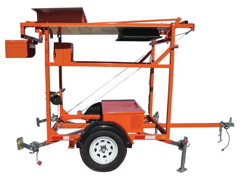variable speed limit vsl trailer with led display hill and smith