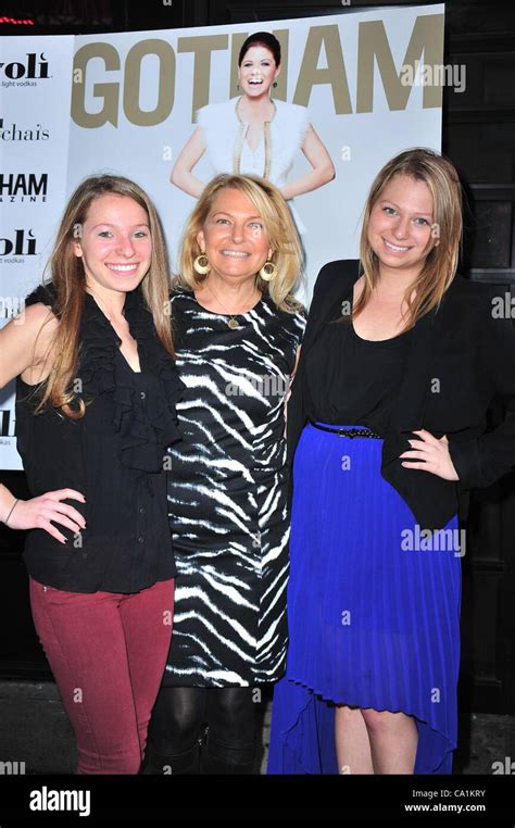 Debra Halpert Daughters At Arrivals For Gotham Magazine March Issue
