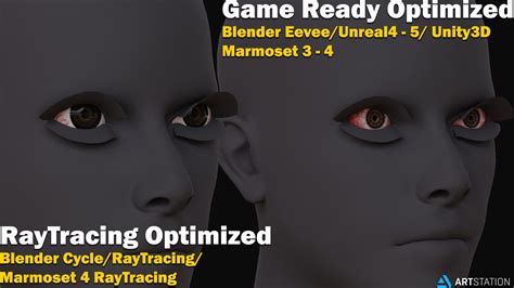 Artstation Procedural Eye Texture Generator 20 Human Sbs Sbsar Fbx Obj Unreal