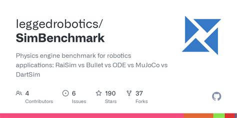 GitHub Leggedrobotics SimBenchmark Physics Engine Benchmark For