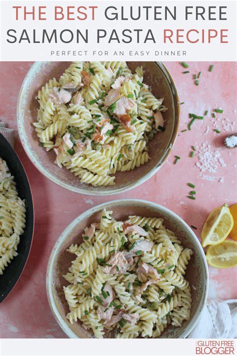Salmon Crème Fraîche Pasta The Gluten Free Blogger
