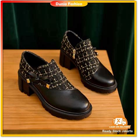 Jual DUNIA FASHION Sepatu Docmart Sepatu Loafers Wanita Sepatu