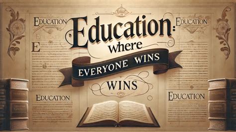 education a positive sum game