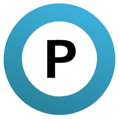 P 아이콘 프리미엄 벡터