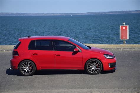 Volkswagen Golf GTI VI Red TSW Nurburgring Wheel Front