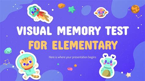 Visual Memory Test For Elementary Google Slides PowerPoint