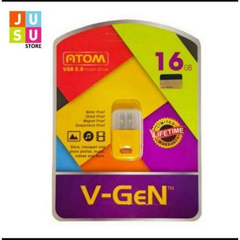 Jual Usb Flashdisk Vgen Atom Series 8gb V Gen Usb Drive Shopee