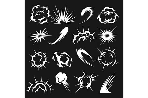 Cartoon Motion Flash Effects Animation Clipart