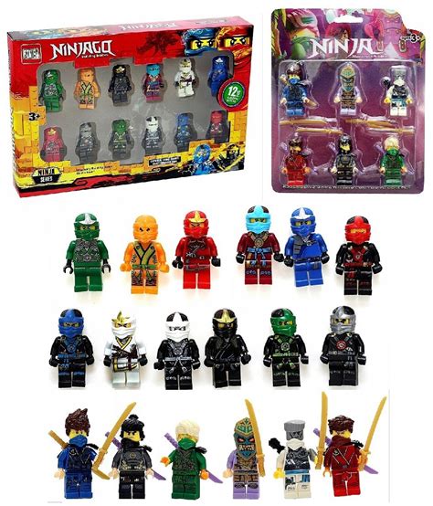 Figurki NINJAGO 18 Szt 2 ZESTAWY