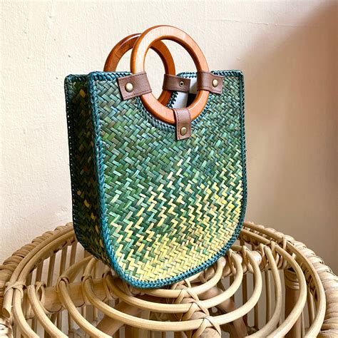 Handwoven Pandanus Bag Il Puro Natural