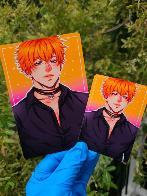 Obey Me Beelzebub Fanart Print Photo Card Otome Art Print Beel