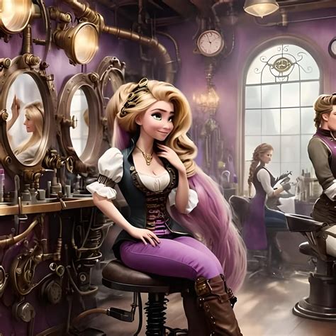 Hairstylist Rapunzel Ai Generated Artwork Nightcafe Creator