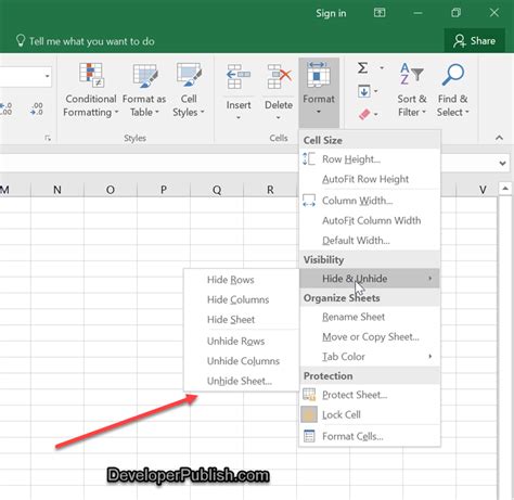 Excel Unhide All Hidden Worksheets