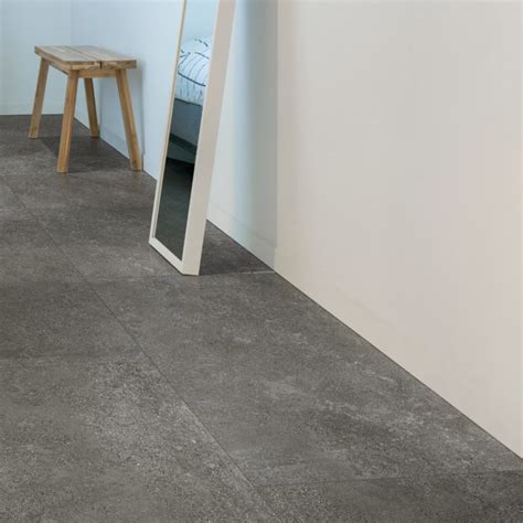Sol Vinylepvc Dalle Clipsable Carrelage Gris Anthracite Churchill