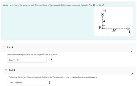 Solved Wires 1 And 2 Carry The Same Current The Magnitude