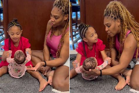 Serena Williams Shares Sweet Video Of Daughter Olympia Giving Little