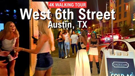 Austin West Sixth Street Clubs And Nightlife 🇺🇸 Walk Texas 4k 2024