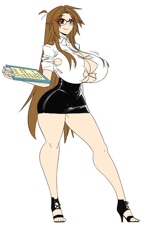 Rule 34 1girls Black Skirt Blouse Breasts Brown Eyes Brown Hair
